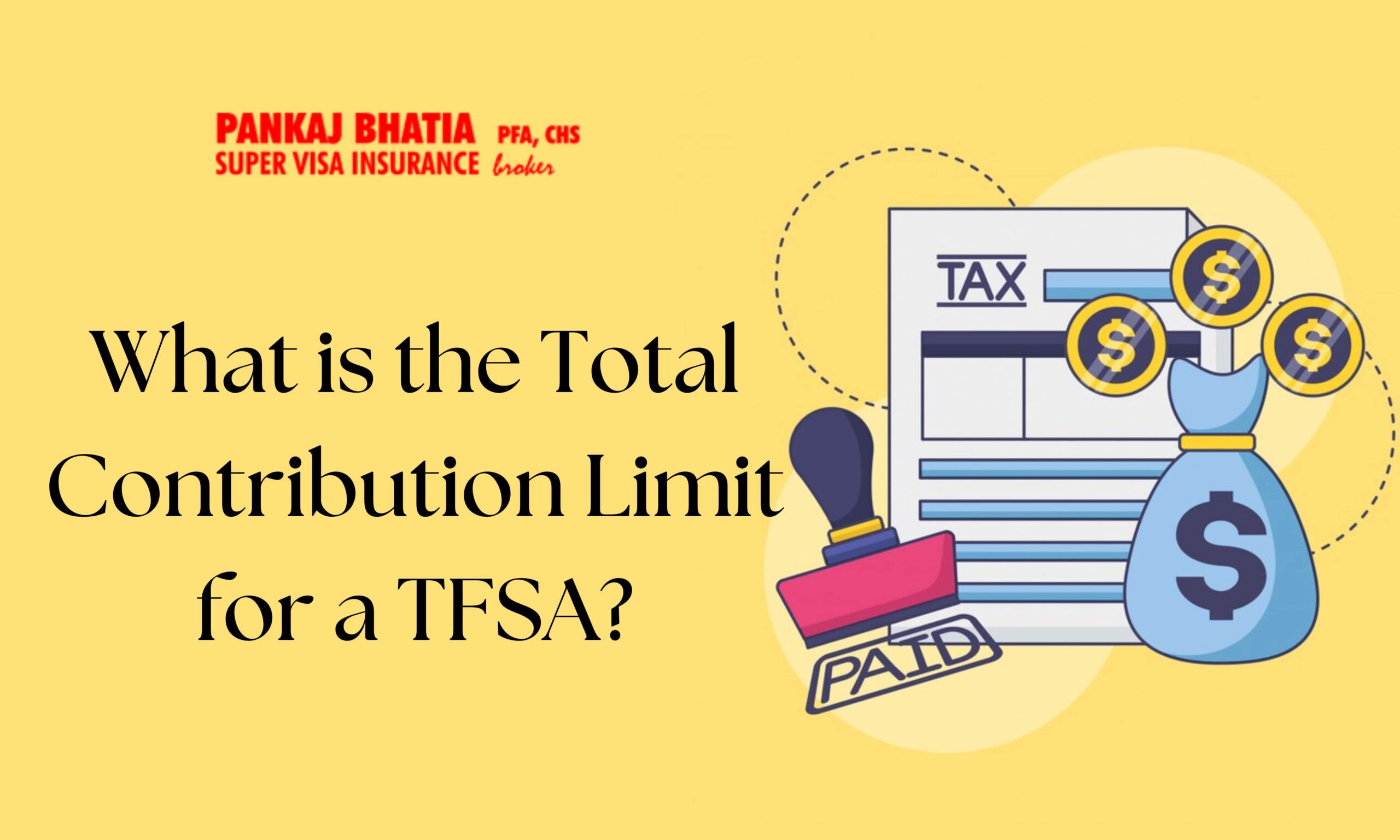 What is the Total Contribution Limit for a TFSA?